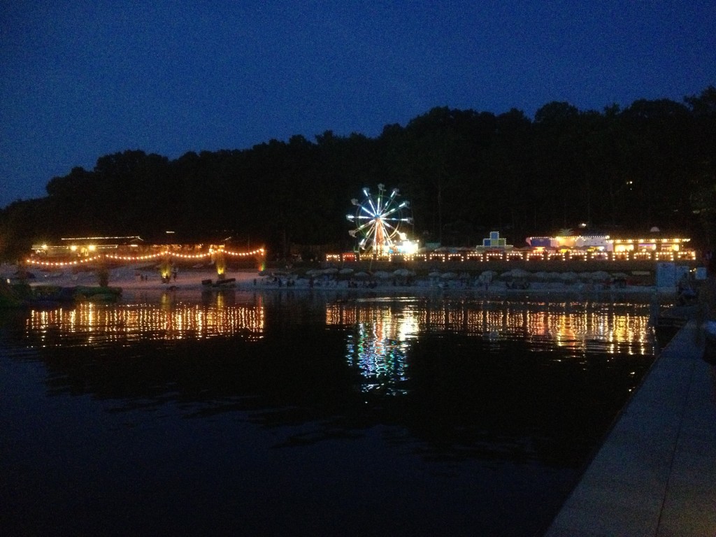 Night along the boardwalk at Lake Lanier Islands Resort – Dennis Spielman